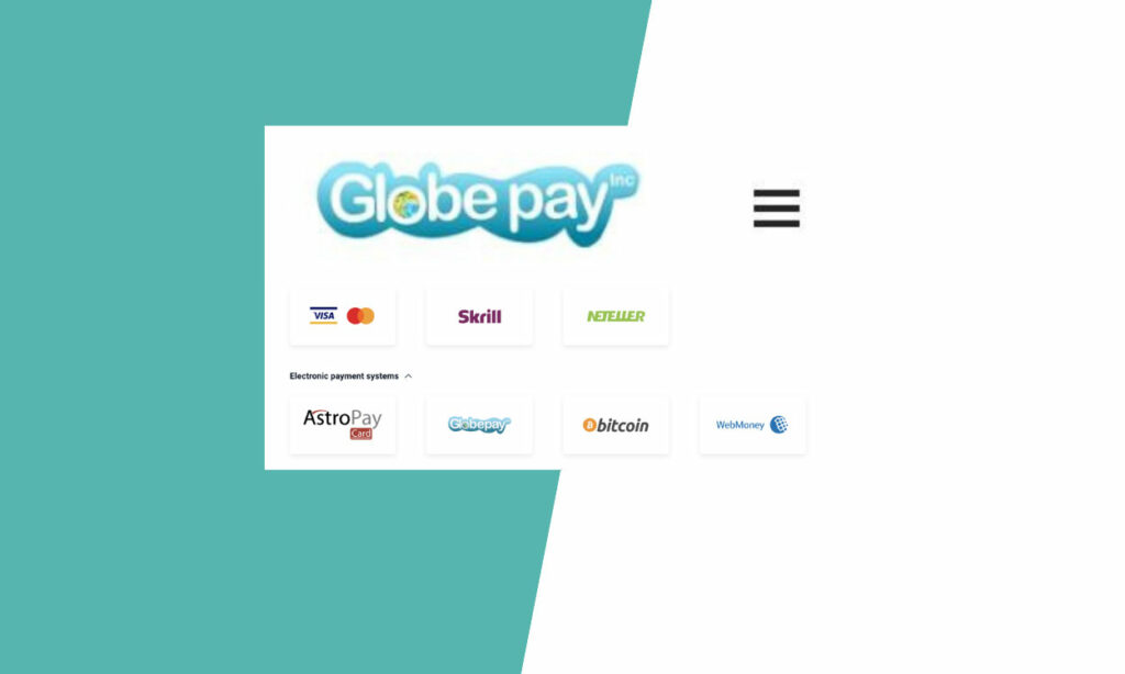 What sites does the Globepay payment system work on?